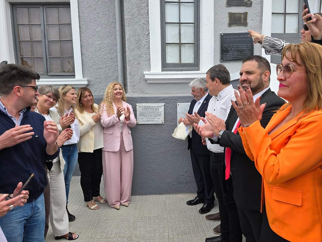 La Legislatura de Río Negro homenajeó a Villa Regina en su centenario ...